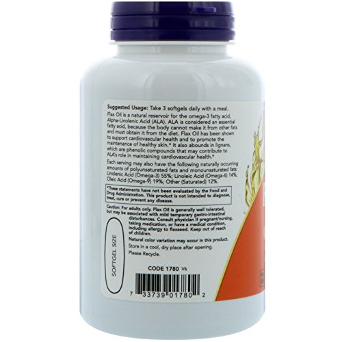 natural flax seed oil supplement