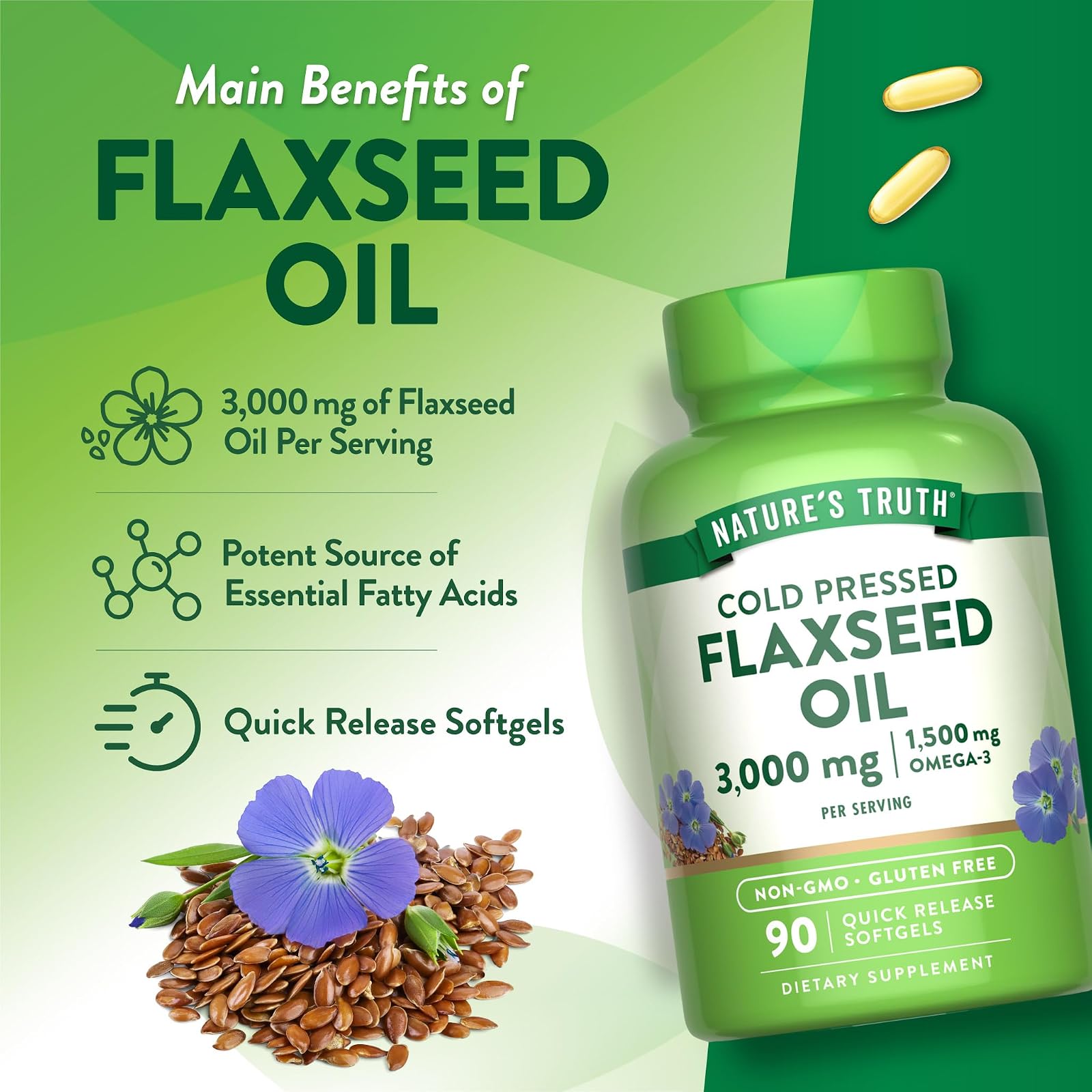 natural flaxseed oil for digestion