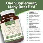 natural flaxseed oil supplement