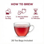 natural floral tea infusion