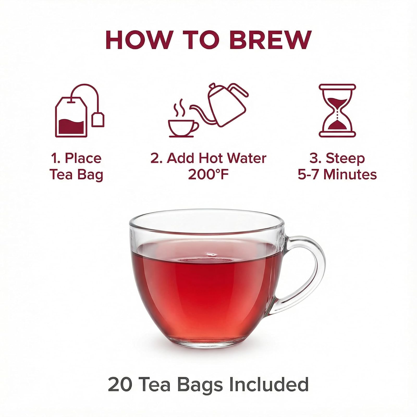 natural floral tea infusion