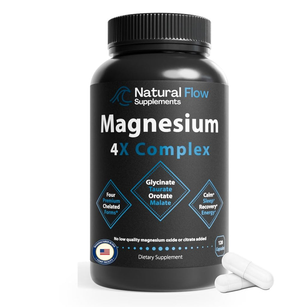 Natural Flow magnesium 4X complex capsules