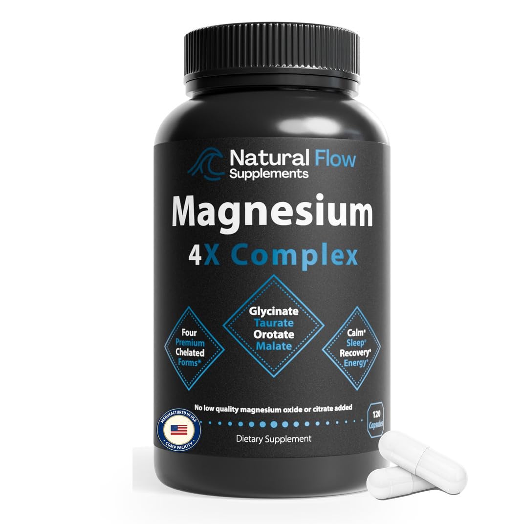 Natural Flow magnesium 4X complex capsules