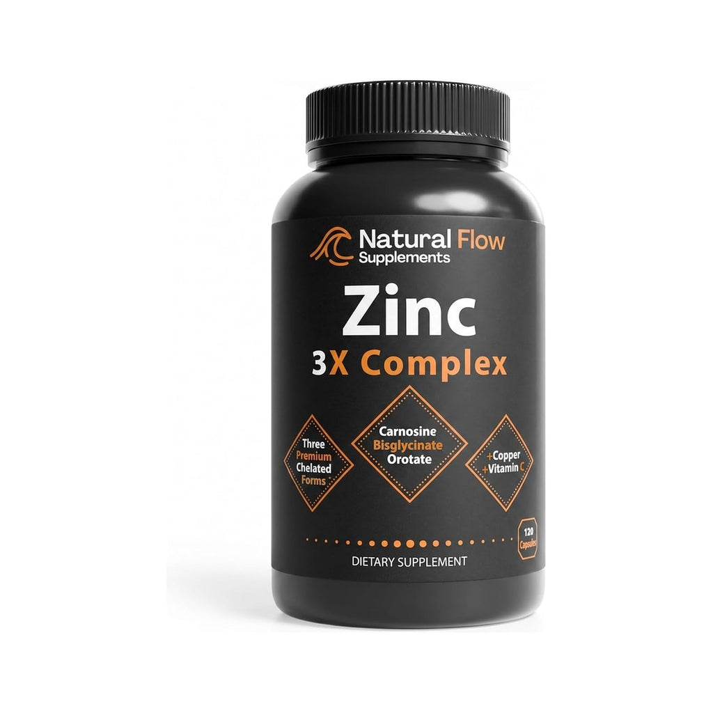 Natural Flow Zinc 3X Complex capsules