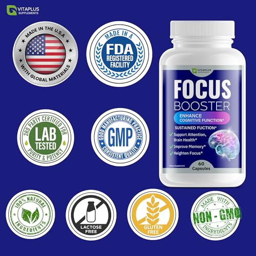 natural focus aid with GABA and DHA