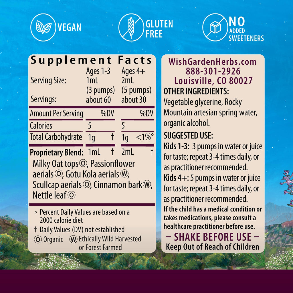 Natural focus aid with Gotu Kola