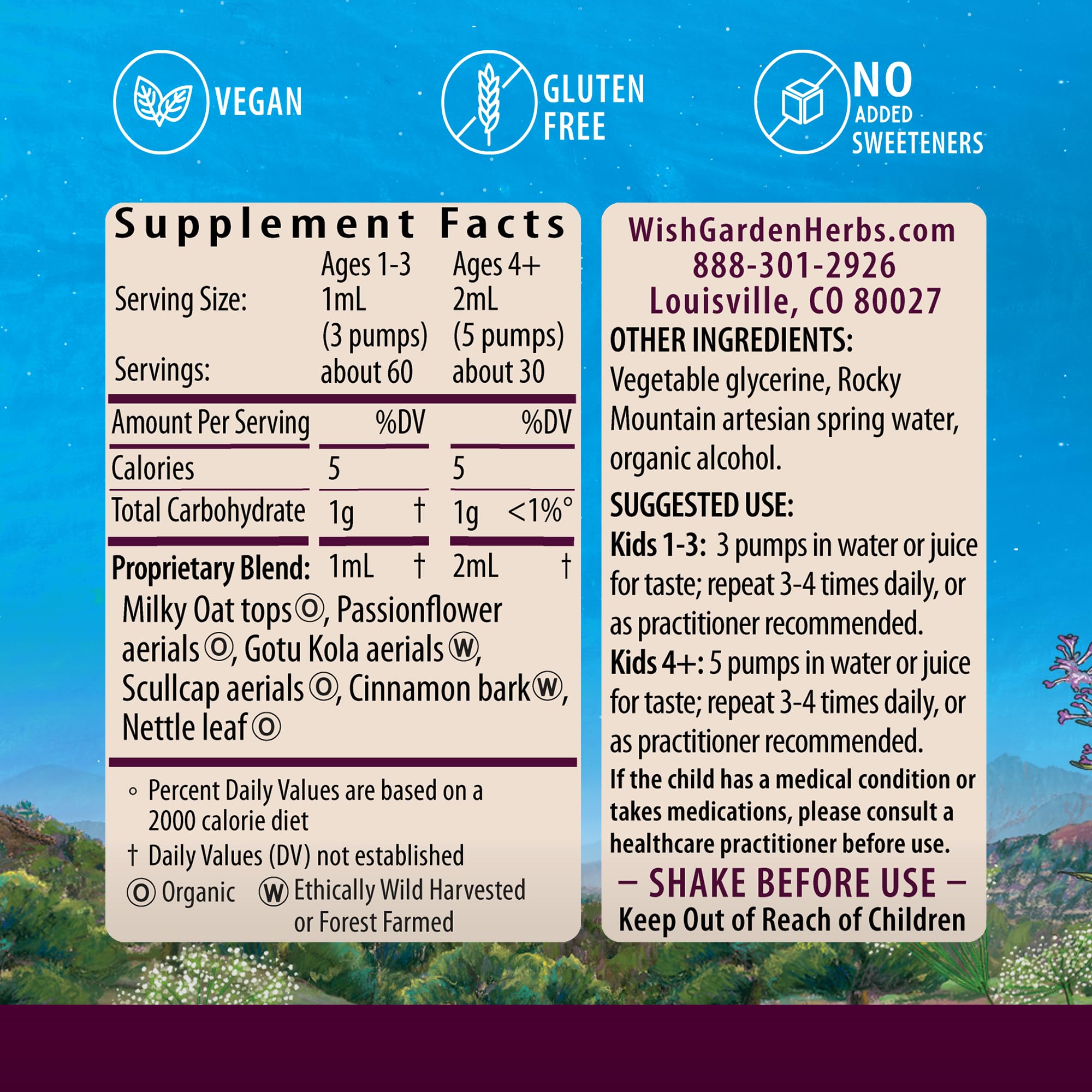 Natural focus aid with Gotu Kola