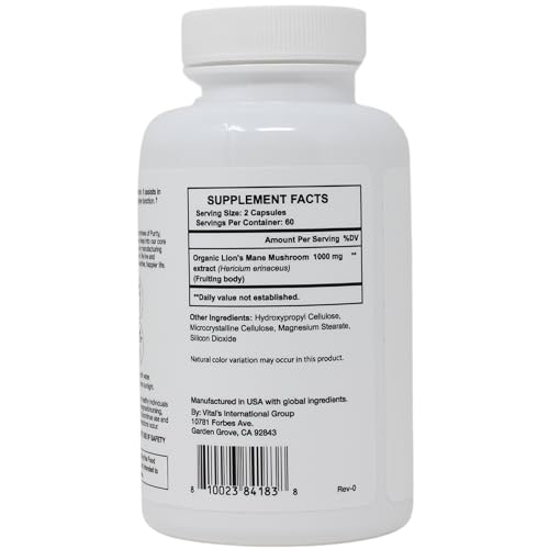 Natural focus aid with Lion's Mane