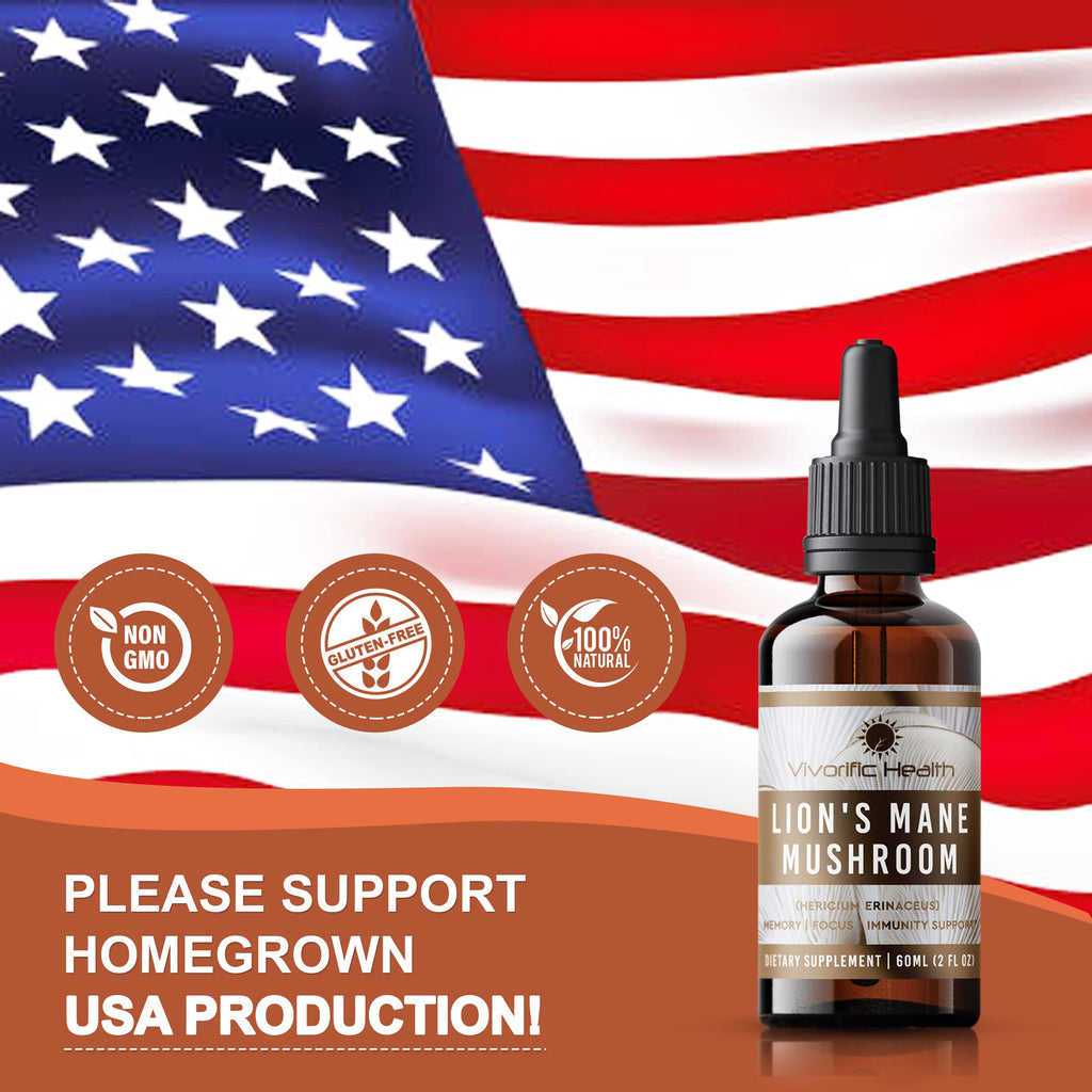 Natural focus aid with Lion's Mane