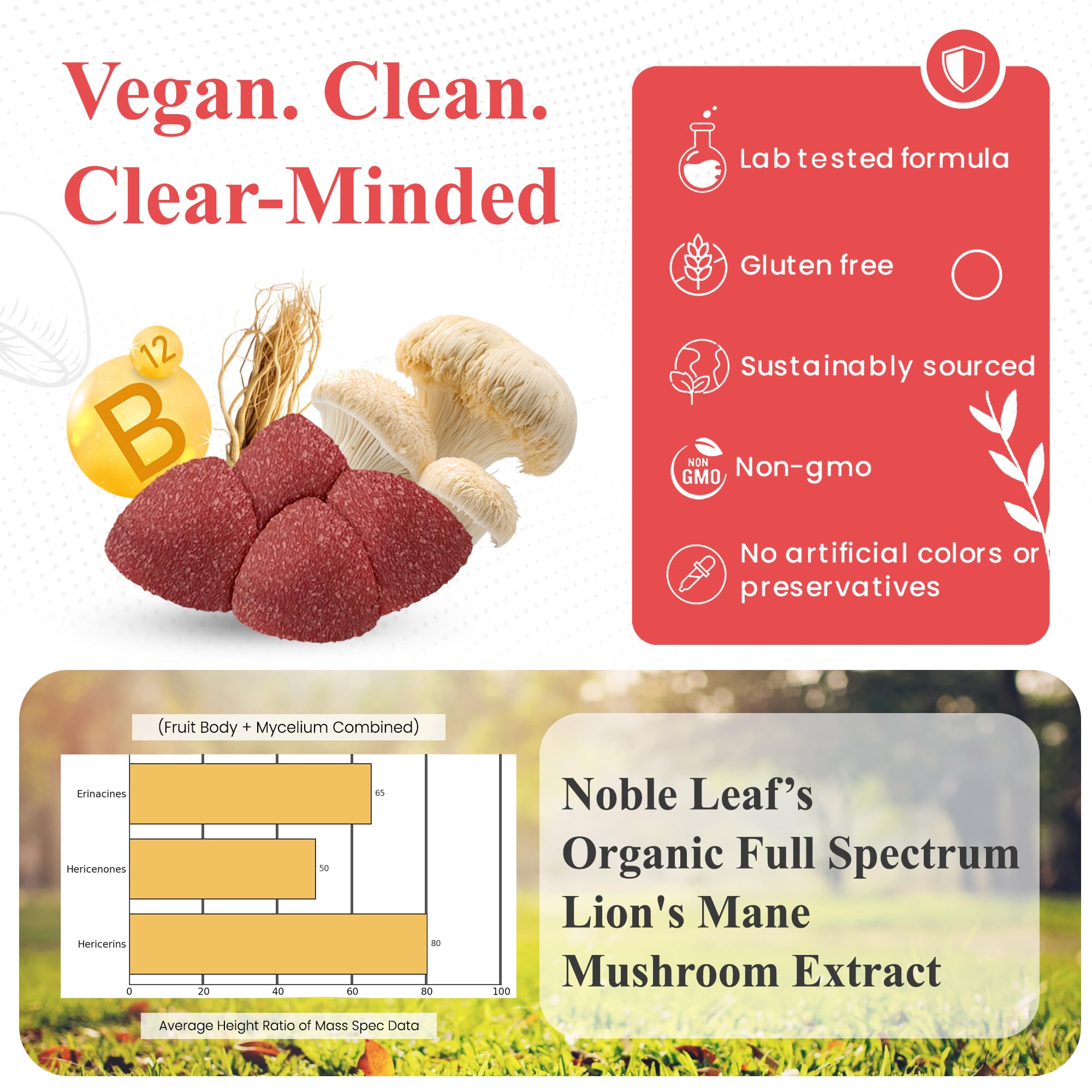 Natural focus and energy enhancer