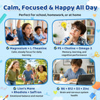 Natural focus and memory enhancement gummies