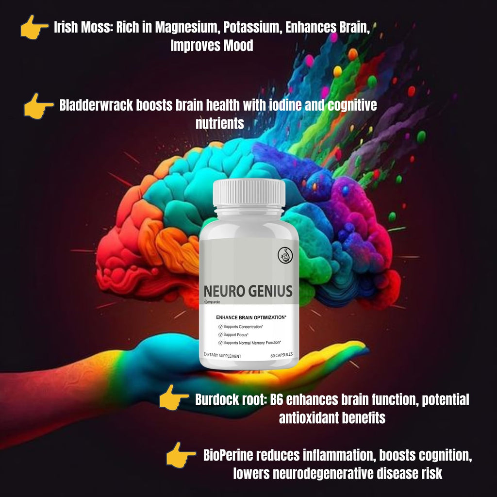 natural focus booster blended supplements