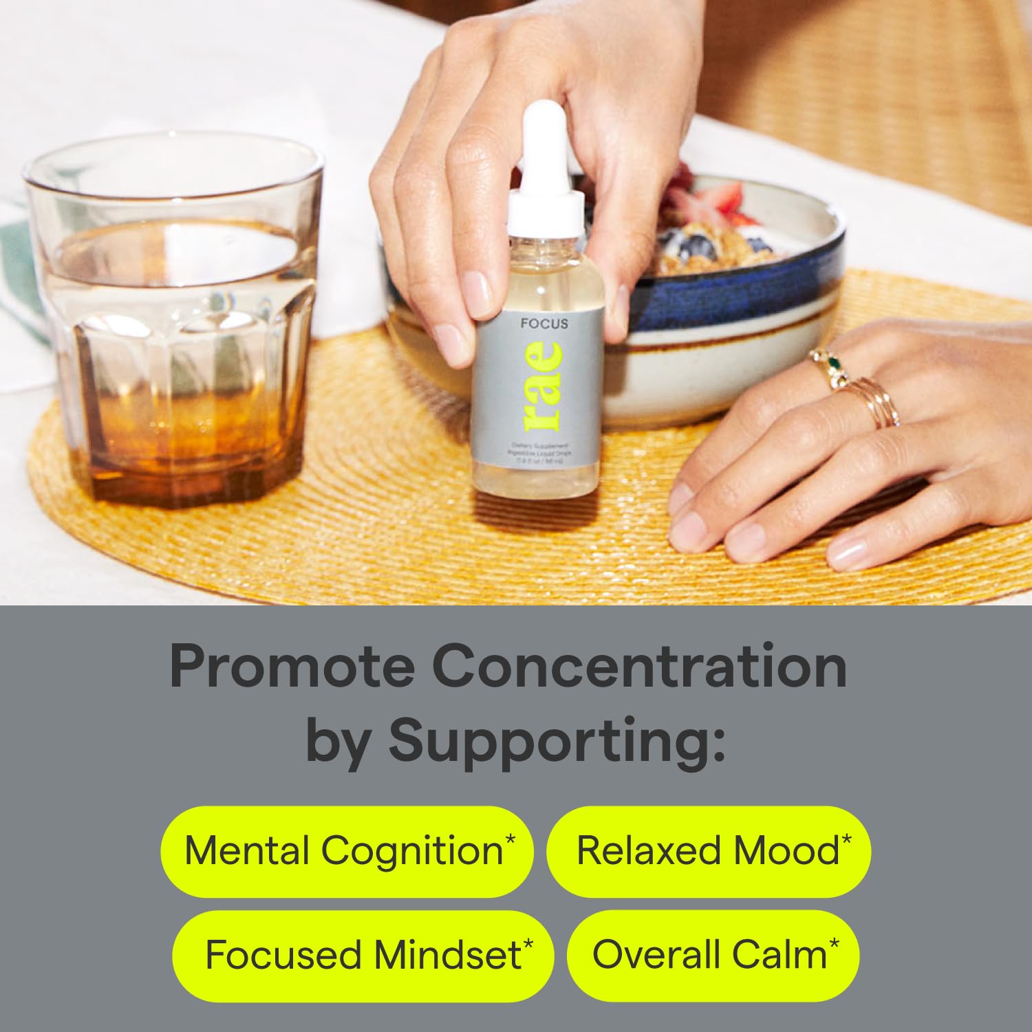 Natural focus booster with L-Theanine