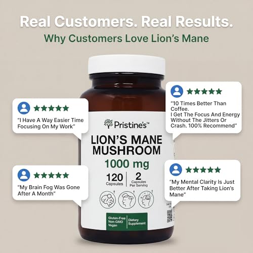 Natural focus booster with Lion's Mane