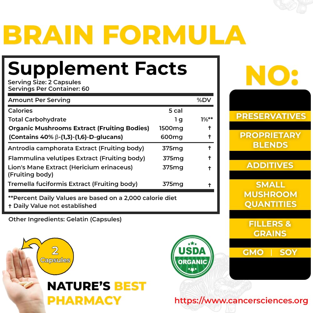 natural focus enhancement with mushrooms