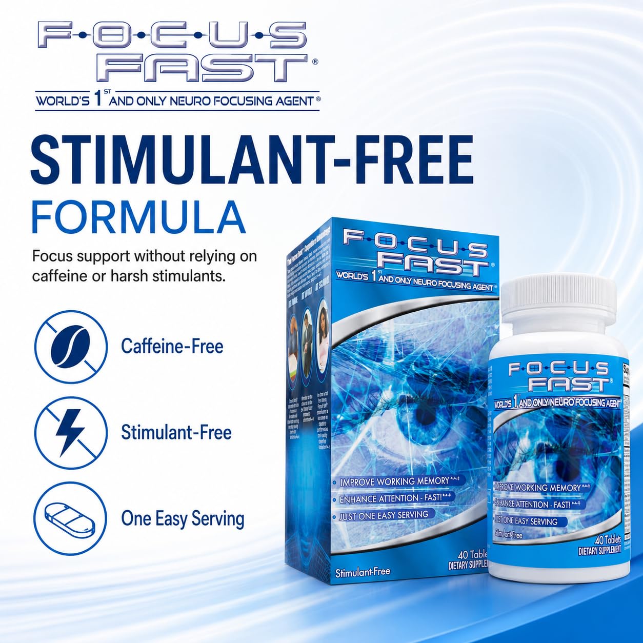 Natural focus enhancer for productivity