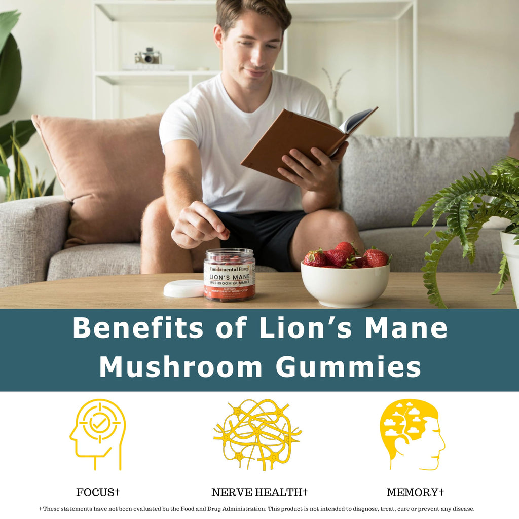 Natural focus enhancing gummies for adults