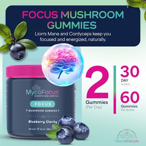 Natural focus enhancing mushroom supplement