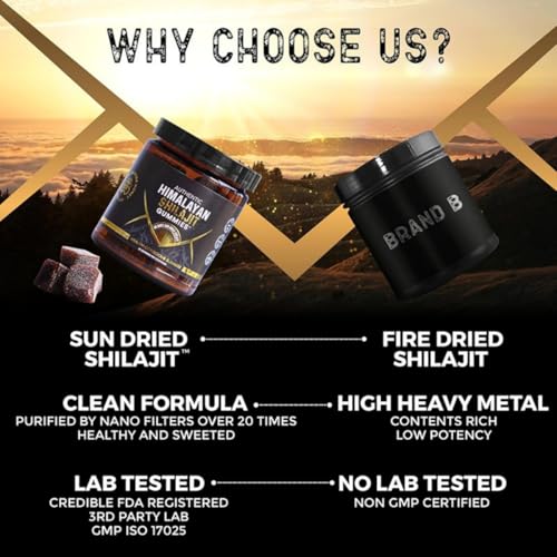 natural focus enhancing shilajit gummies