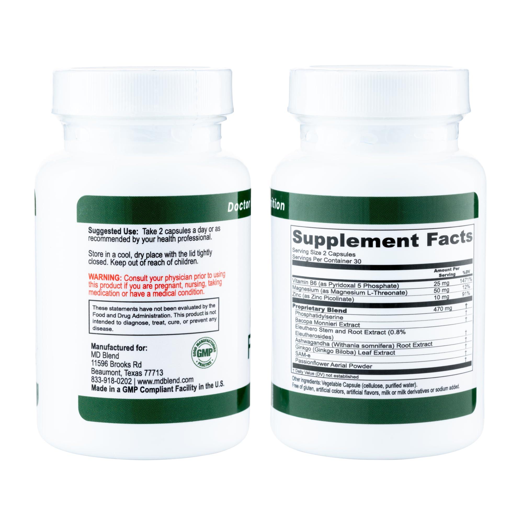 natural focus supplement with ginkgo biloba