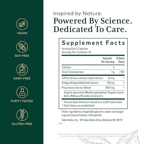 natural focus supplement with saffron