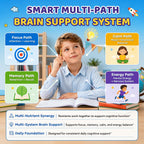 Natural focus support drops for kids