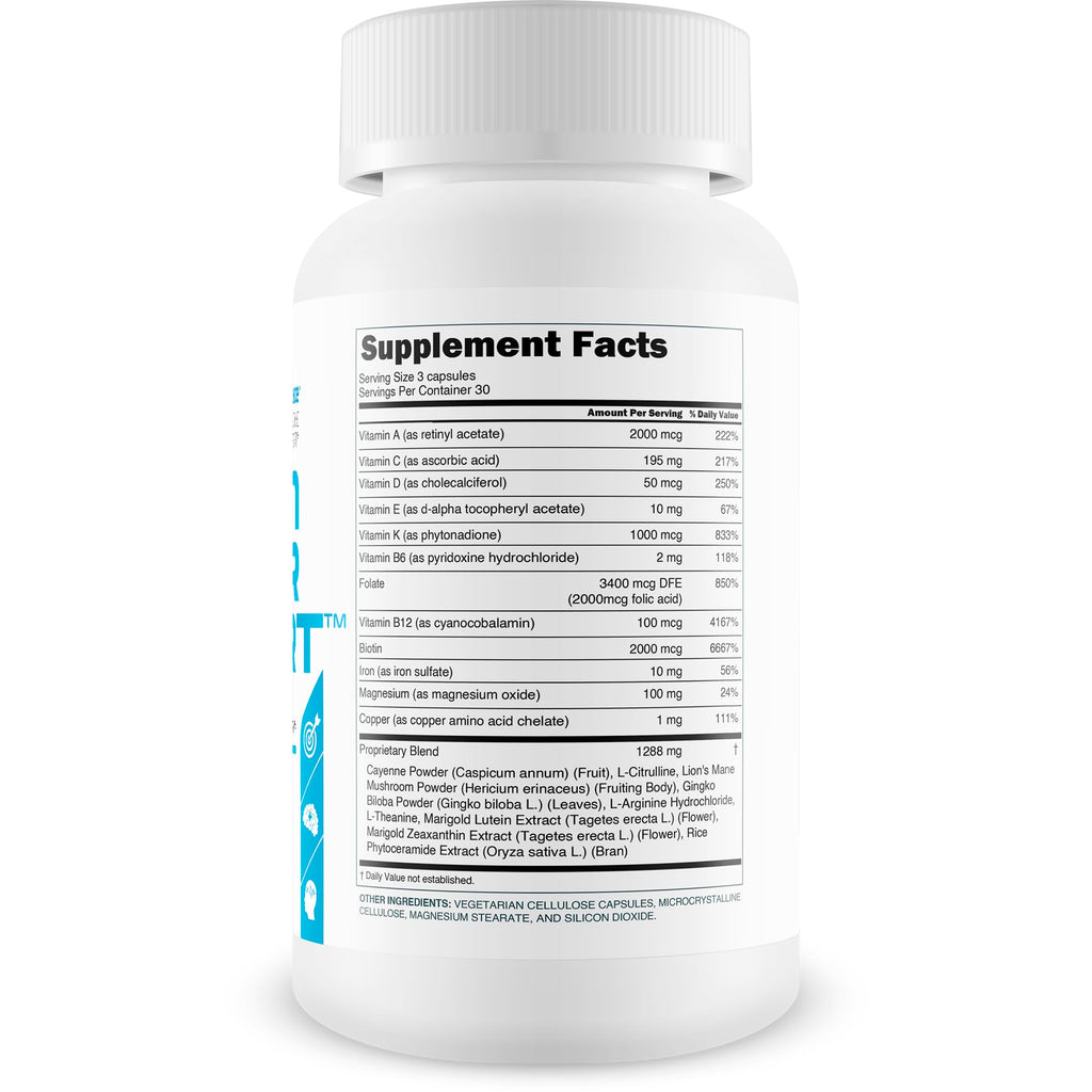 natural focus support with ginkgo biloba