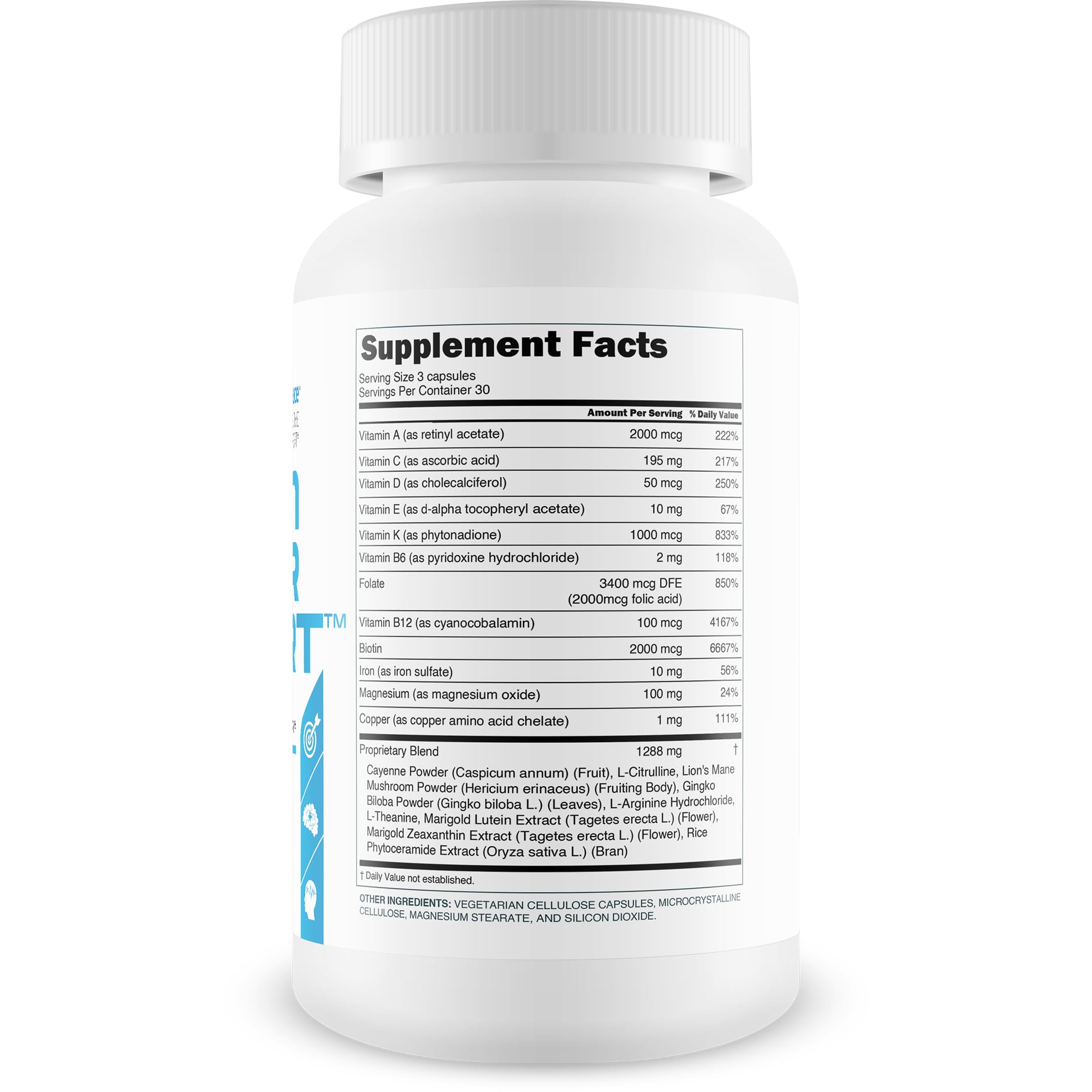 natural focus support with ginkgo biloba