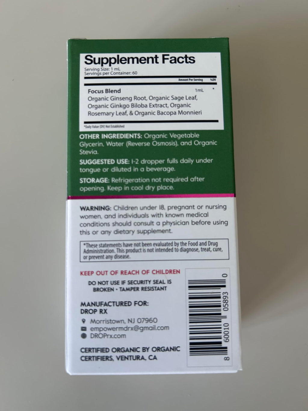 natural focus support with herbs