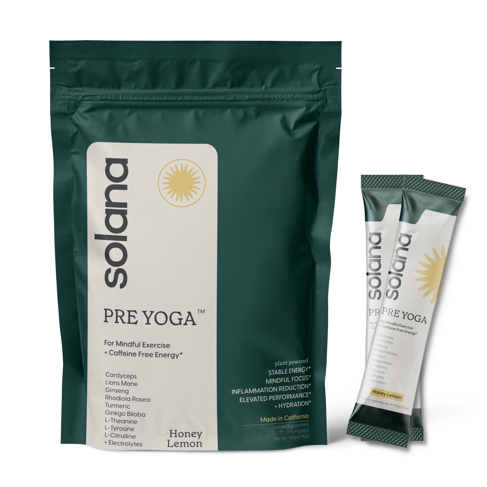 natural focus with SOLANA mushrooms