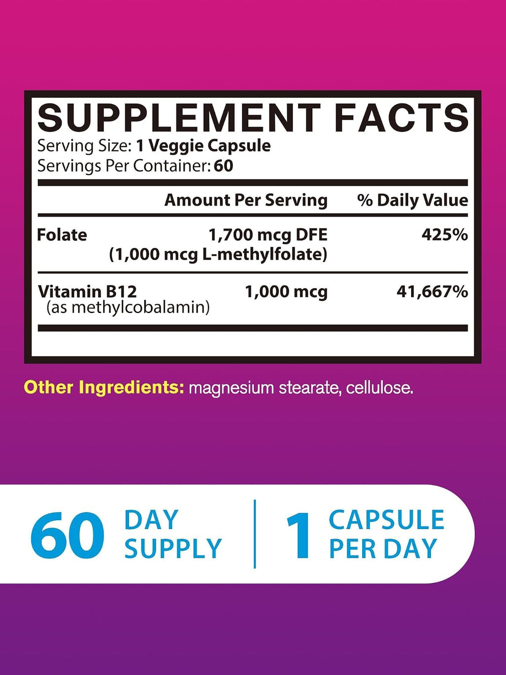 Natural folate for prenatal support