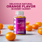 Natural folic acid for daily wellness