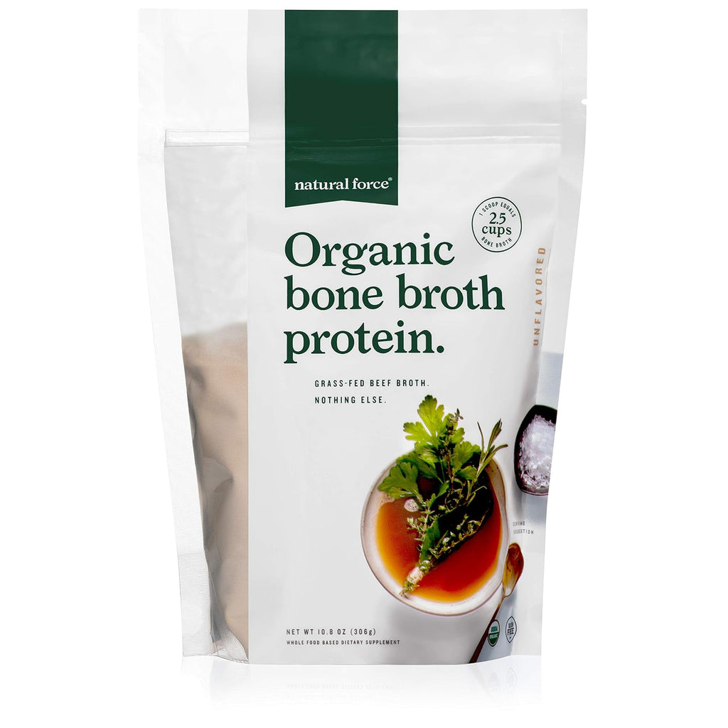 Natural Force bone broth protein powder