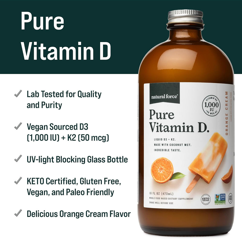 Natural Force vitamin D for immune support