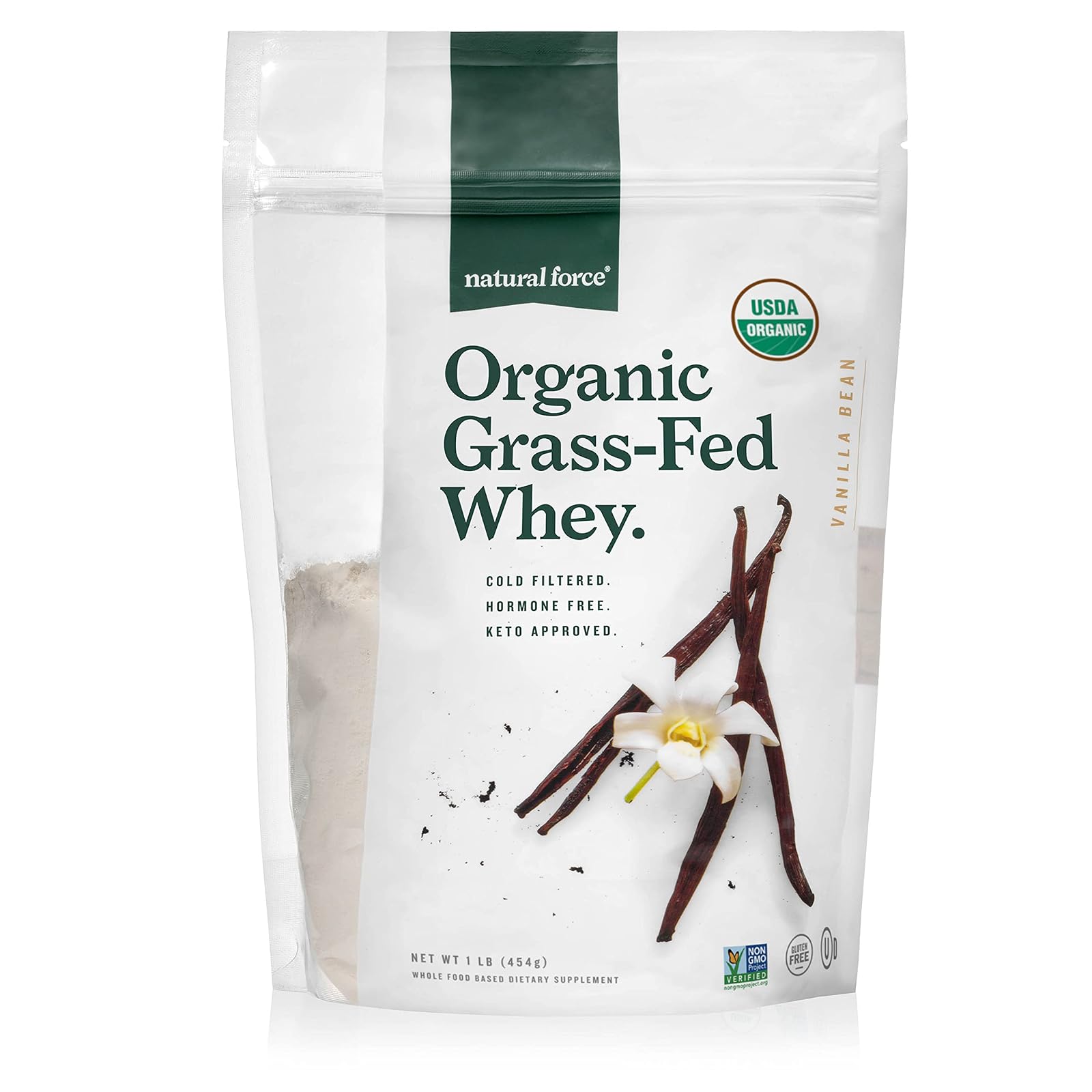 Natural Force whey protein powder