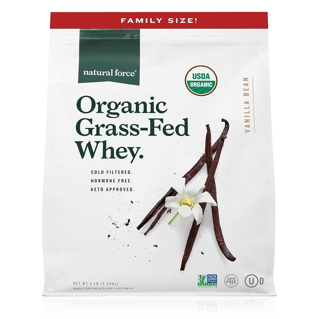 Natural Force whey protein powder