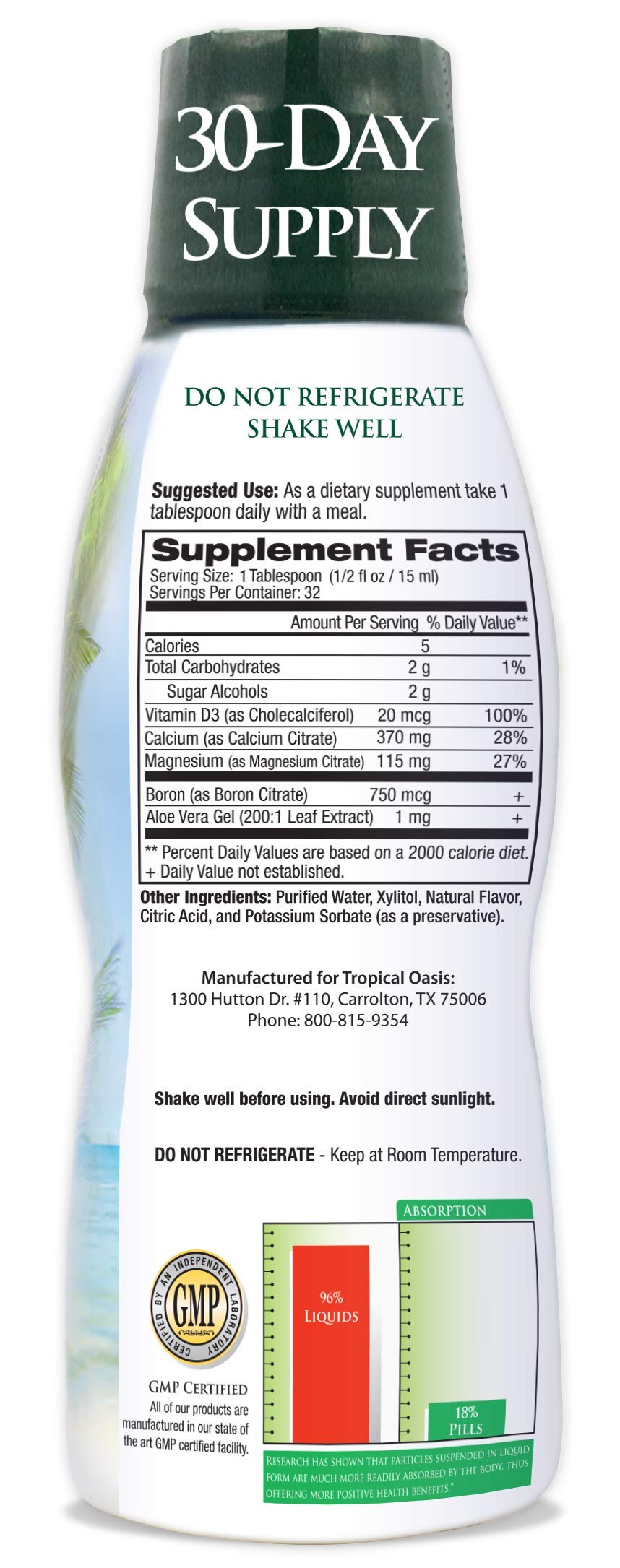 Natural formula calcium for daily wellness