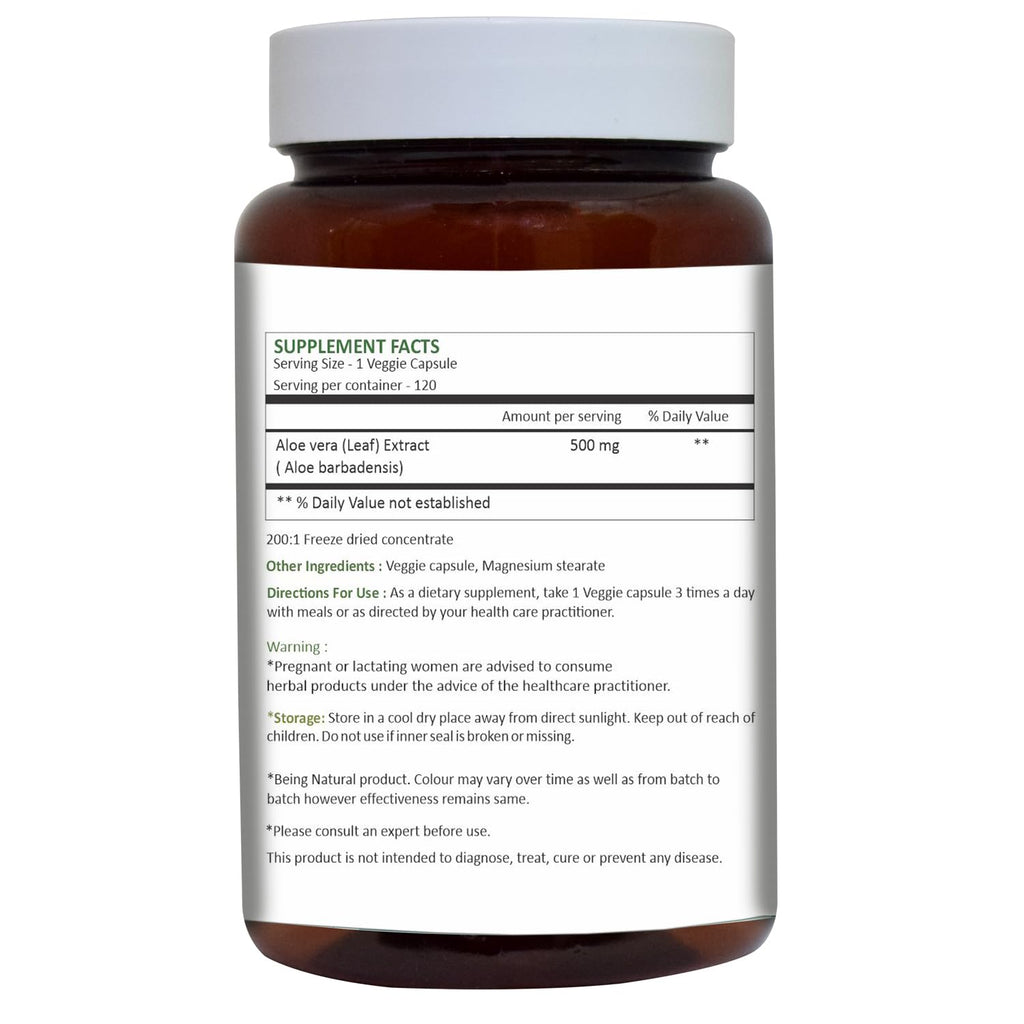 natural freeze-dried aloe vera