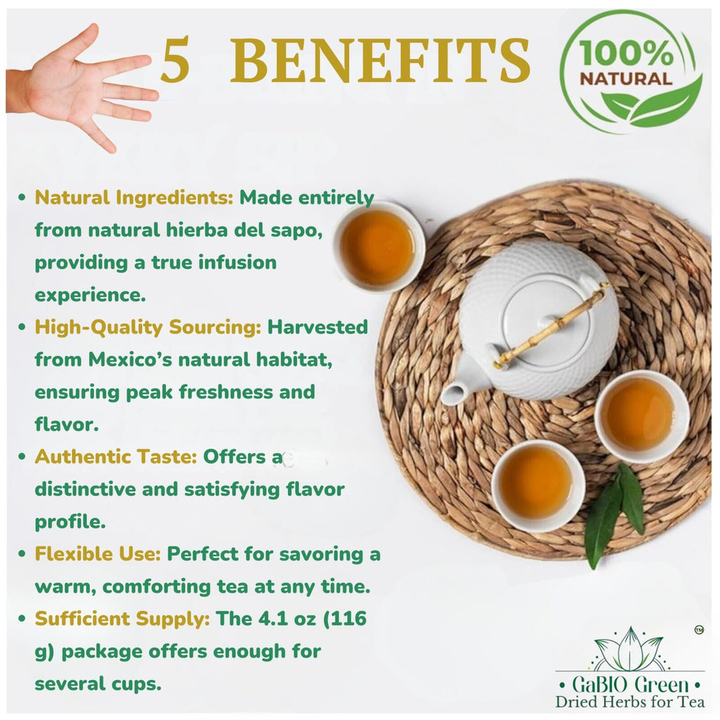 natural frog grass herbal infusion