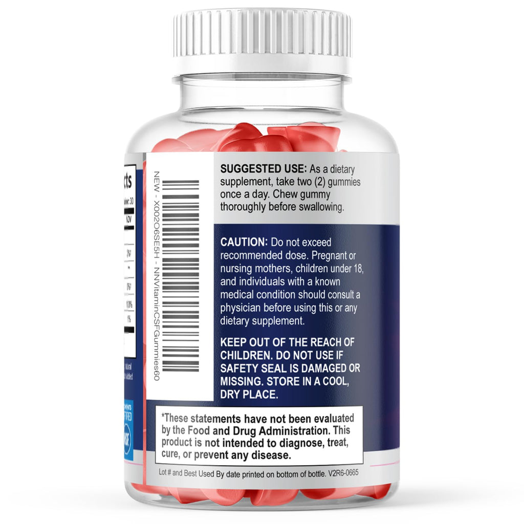 natural fruit-flavored vitamin C