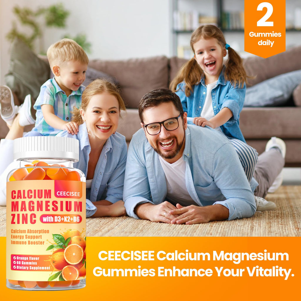 natural fruit flavour calcium gummies