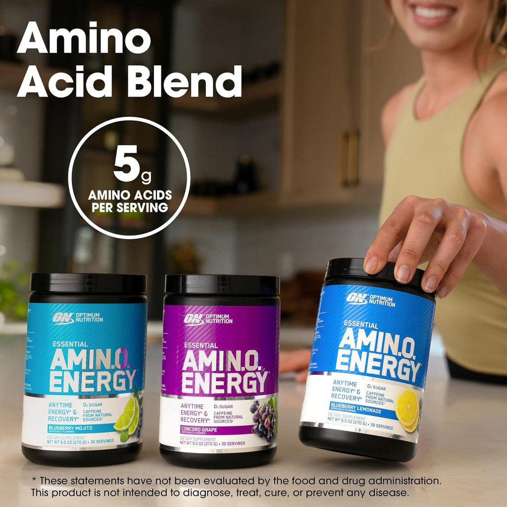 Natural fruit flavour energy powder