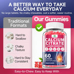 Natural fruit-flavoured Calcium Citrate gummies