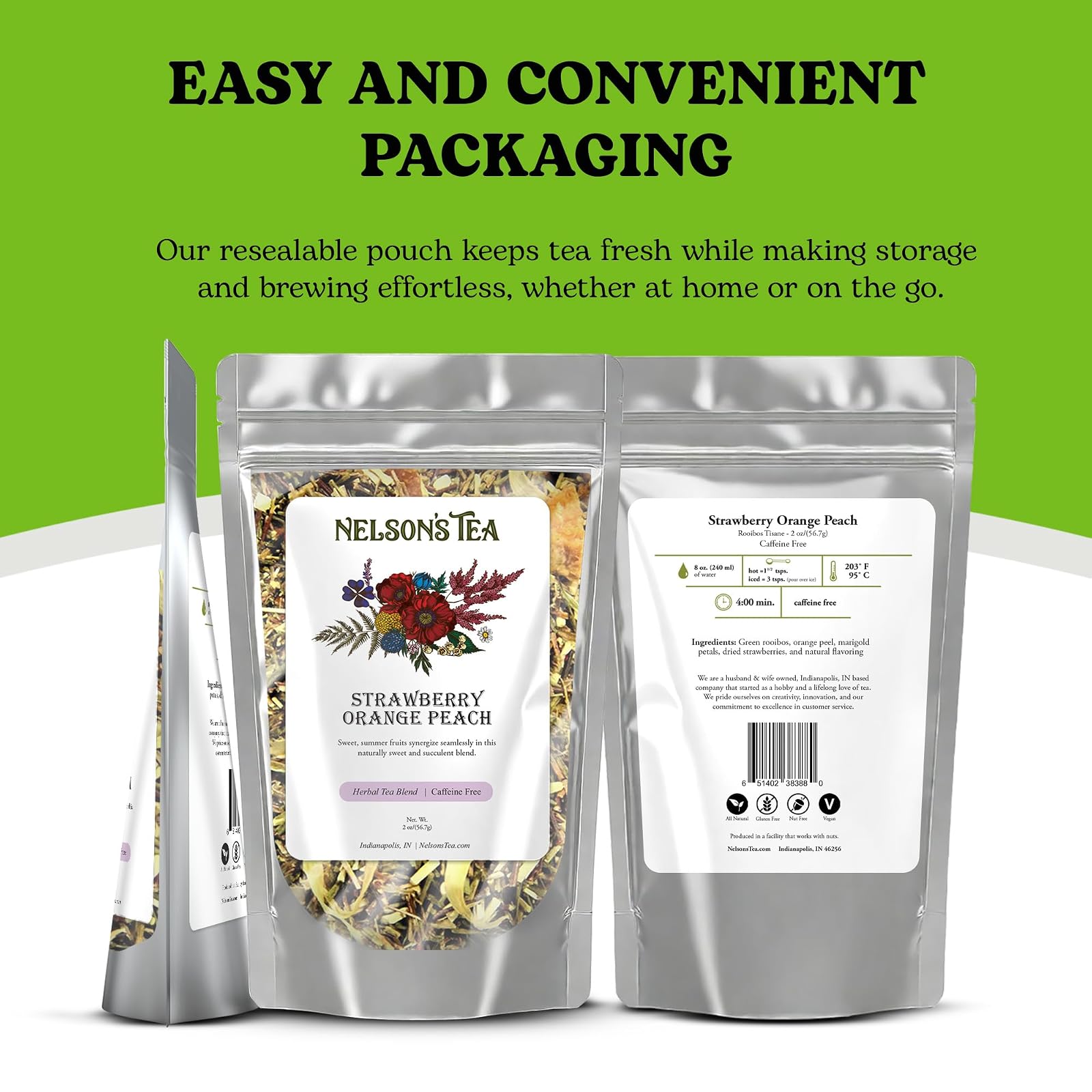 natural fruit-flavoured tea