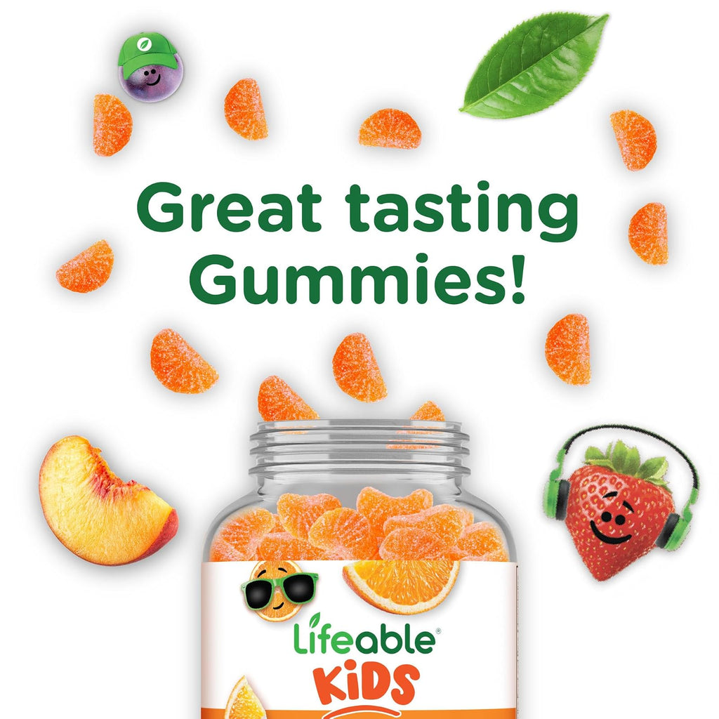 Natural fruit-flavoured Vitamin C for kids