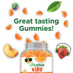 Natural fruit-flavoured Vitamin C for kids