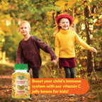 Natural fruit-flavoured vitamin supplements