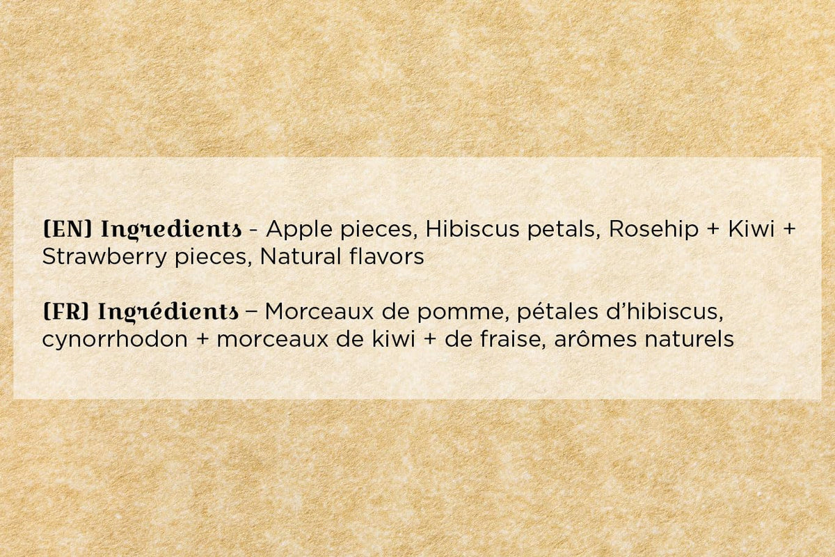 natural fruit flavours in herbal tea