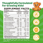 Natural fruit flavours in kids' vitamins