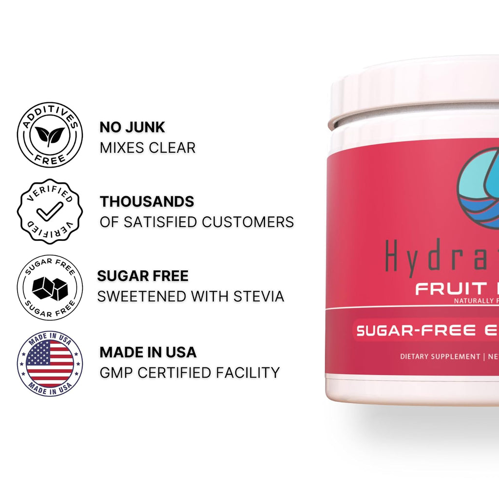 natural fruit punch electrolyte powder mix